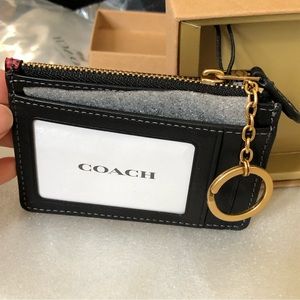 Coach | Accessories | Coach Mini Skinny Id Card Case In Plaid Print In ...